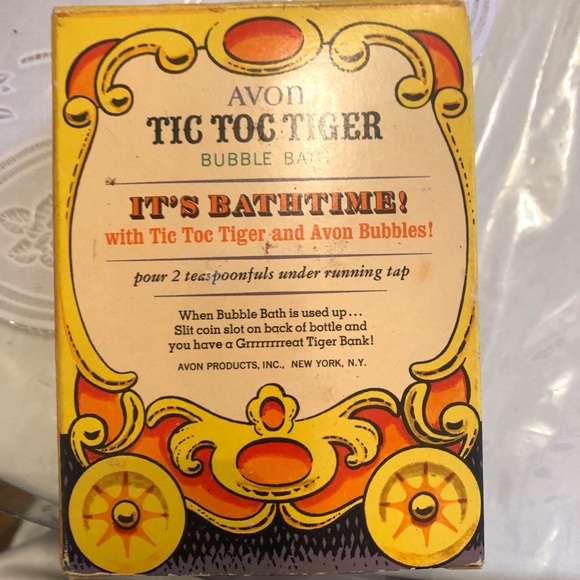 Avon | Bath, Skin & Hair | Avon Tictoc Tiger Bubble Bath 8oz Original ...